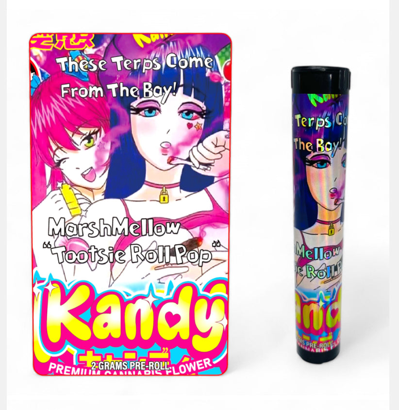 Kandy Marshmallow Tubes with Holographic Labels – Supply Citi