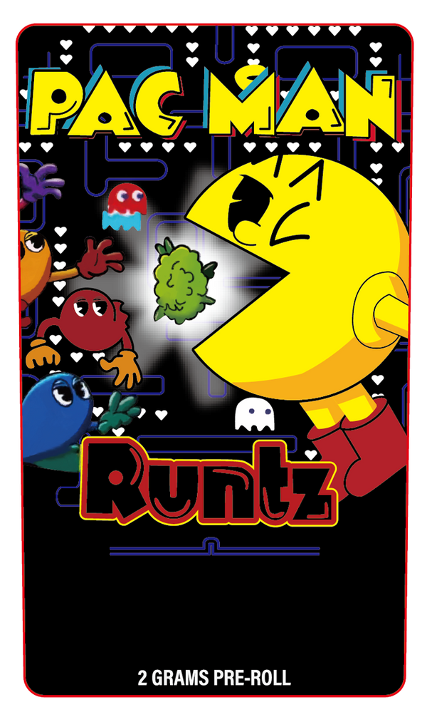 Pack-Man Runtz 2 Gram Pre-Roll Holographic Labeling/Stickers Only ...
