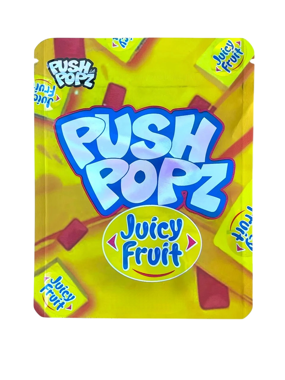Push Popz Juicy Fruit Mylar Bag 3.5 Grams – Supply Citi