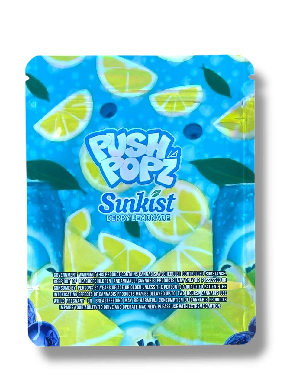 Push Popz Sunkist Berry Lemonade Mylar Bag 3.5 Grams – Supply Citi