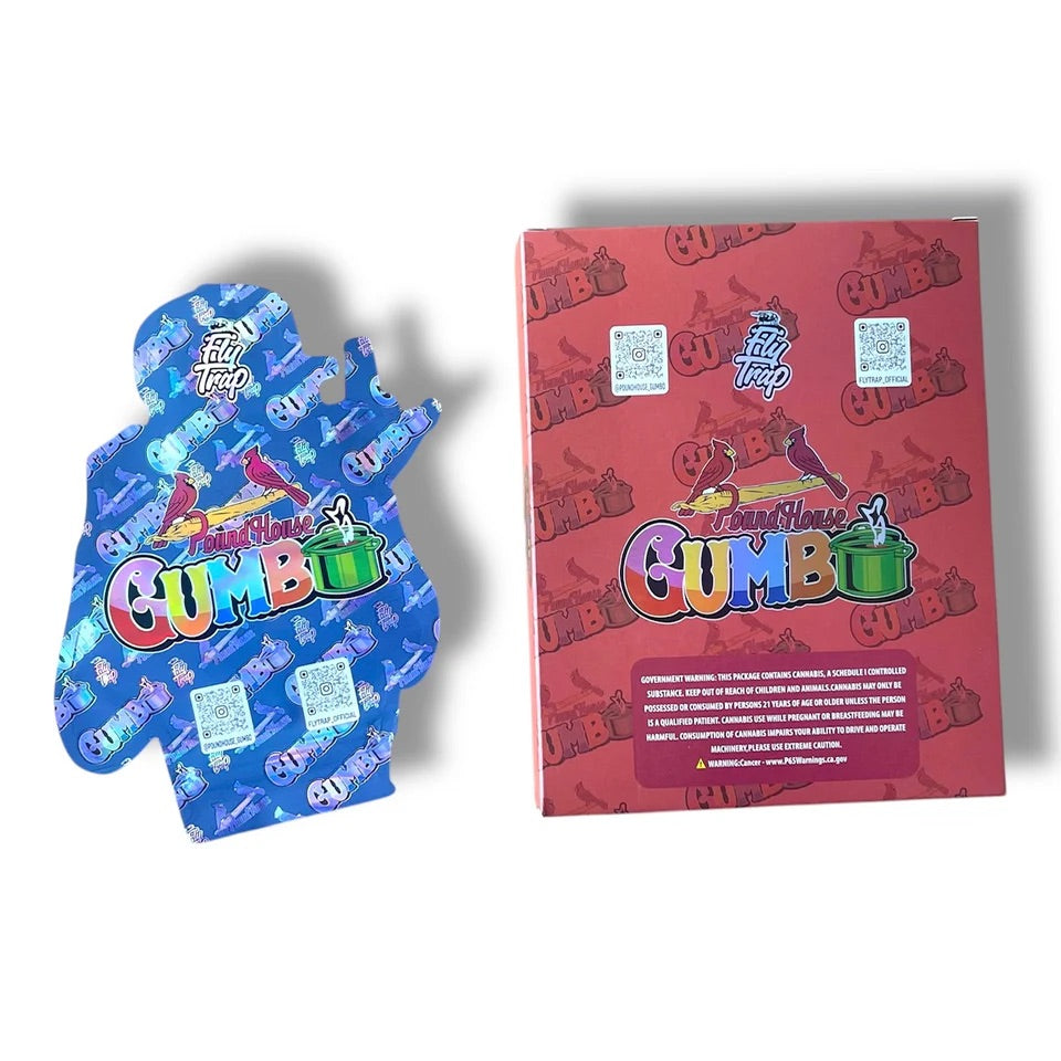 Sexy Red Pound House Gumbo Mylar Bag with Box 3.5 Grams – Supply Citi